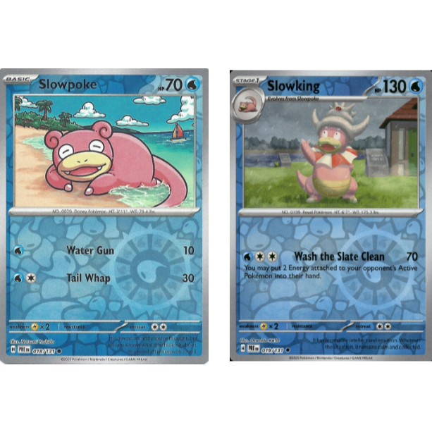 Prismatic Evolution Slowpoke 018/131 & Slowking 019/131 - RH | Shopee ...