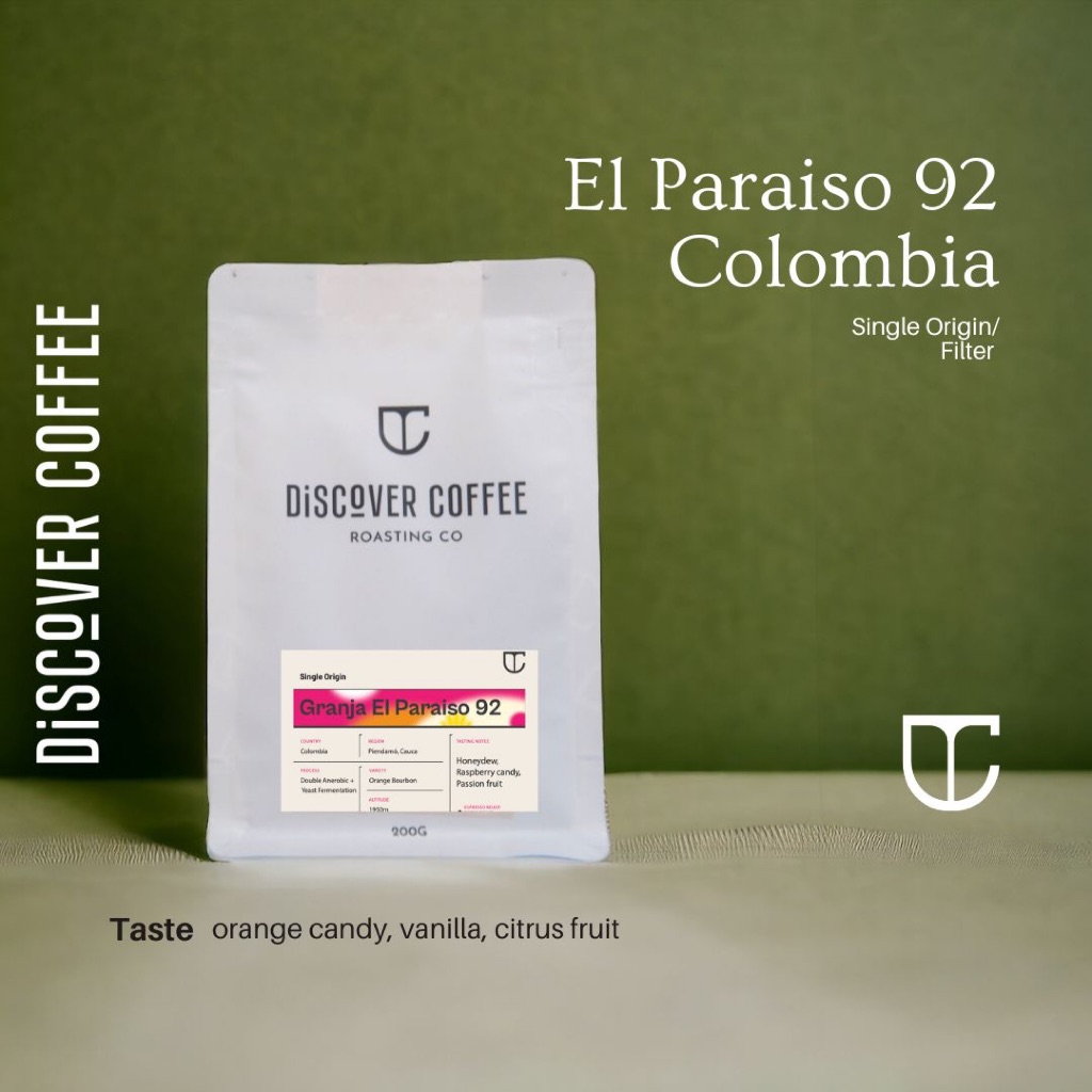 [FILTER COFFEE]Colombia Paraiso 92 Orange Bourbon Coffee 100%Arabica ...