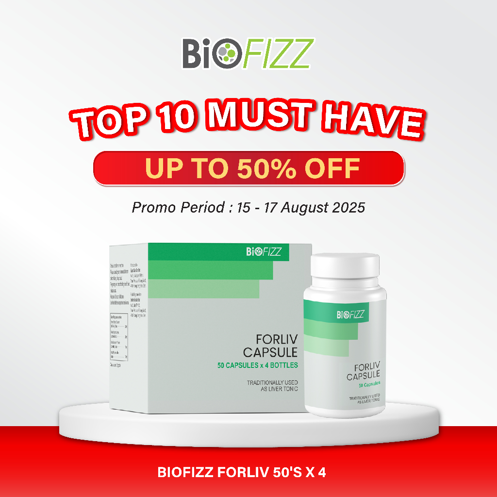 BIOFIZZ Forliv Capsule 50'S X 4 Liver Detox Supplements Liver ...