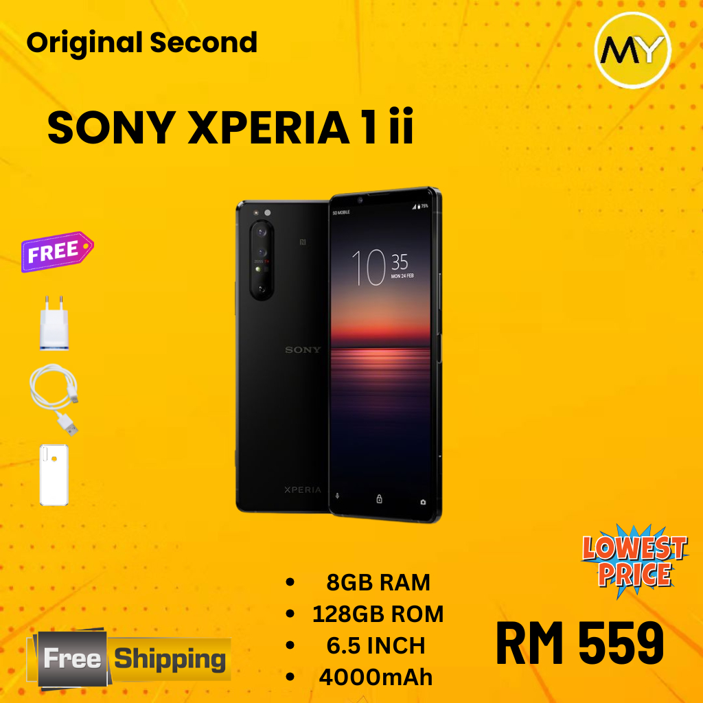 Sony Xperia 1 ii 8GB RAM+ 128GB ROM (original second)（2） | Shopee Malaysia