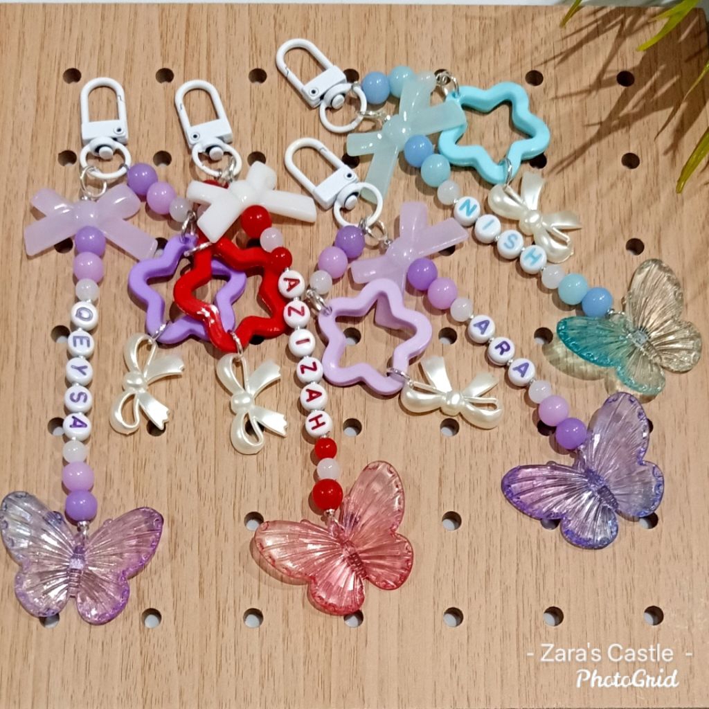 Keychain / Handphone Accessories (Chat utk custom nama) | Shopee Malaysia