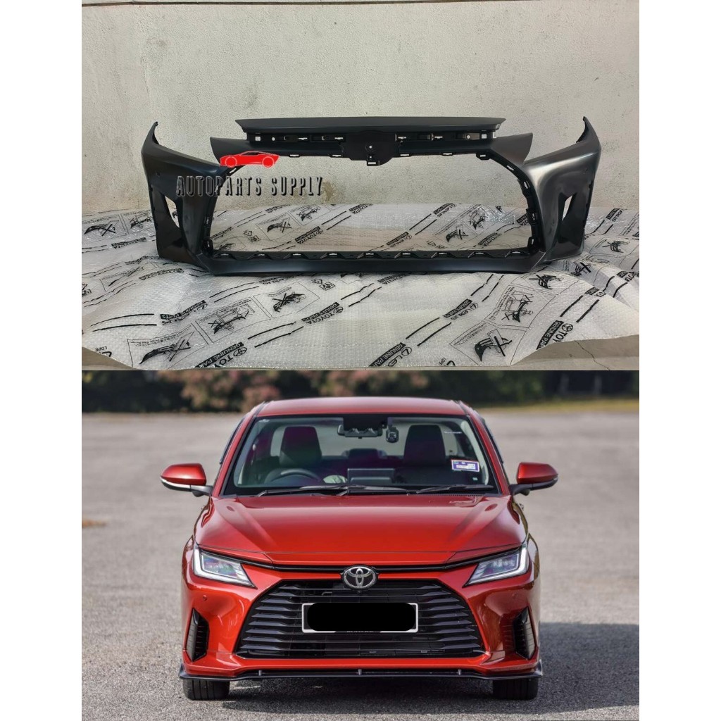 ORIGINAL TOYOTA VIOS AC100 NGC102 2023 - 2025 FRONT BUMPER | Shopee ...