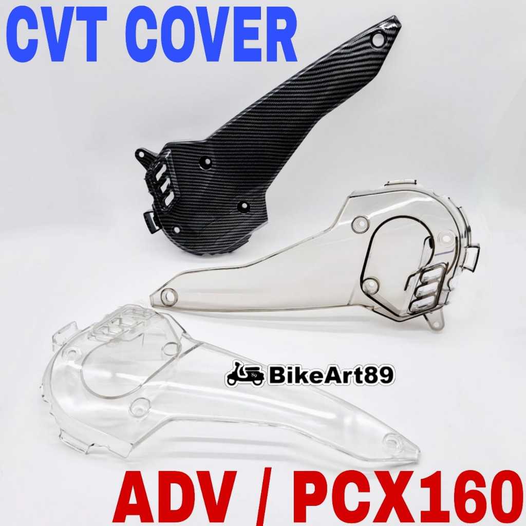 CVT Engine Cover HONDA ADV 160 ADV160 PCX 160 CARBON TRANSPARENT SMOKE ...
