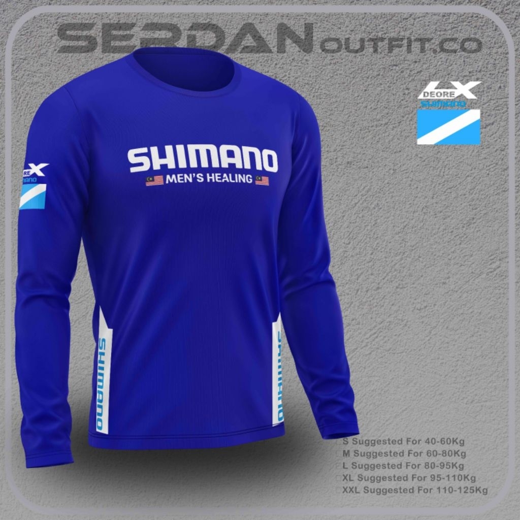 Baju Mancing SHIMANO 1.0 Unisex Microfiber Premium Quick Dry Serap ...