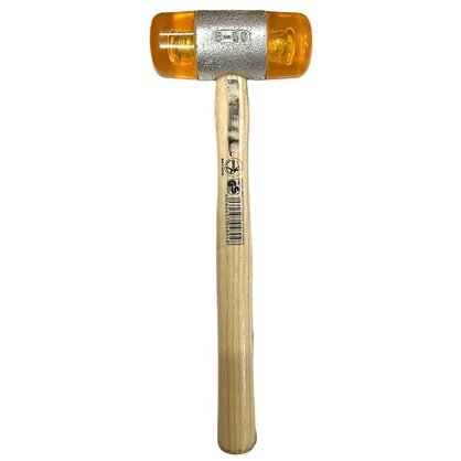HUNTER PLASTIC MALLET HAMMER WOOD HANDLE 22,27,32,35,40,50,60MM (MADE ...