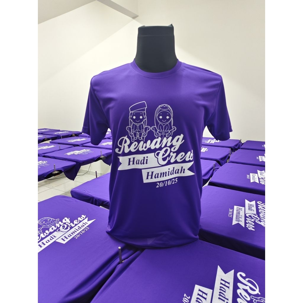 CETAK BAJU REWANG T-SHIRT PRINTING / JONGKAKO / KREW BEKWOH / HARGA ...