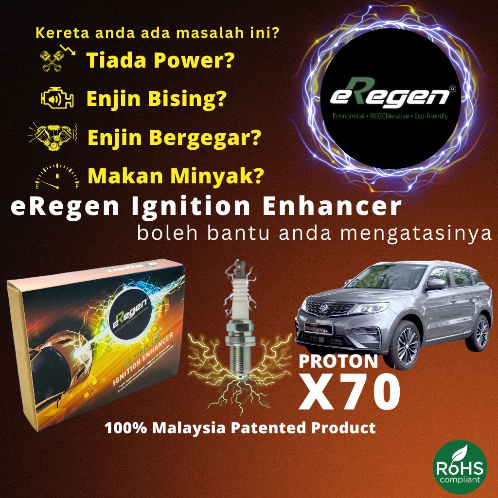 eRegen Proton X70 Ignition Enhancer - add-on to Ignition Plug Coil ...