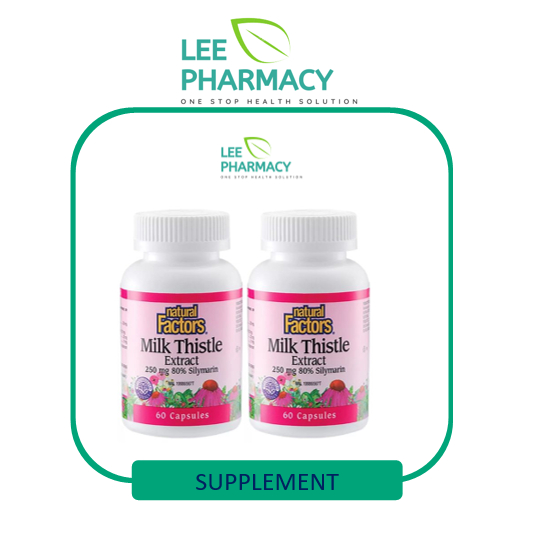 NATURAL FACTORS MILK THISTLE PLUS 60's/60'sx2 [FOR LIVER] | Shopee Malaysia