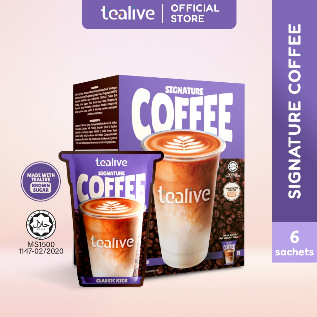 Tealive Signature Coffee 3-in-1 | Shopee Malaysia