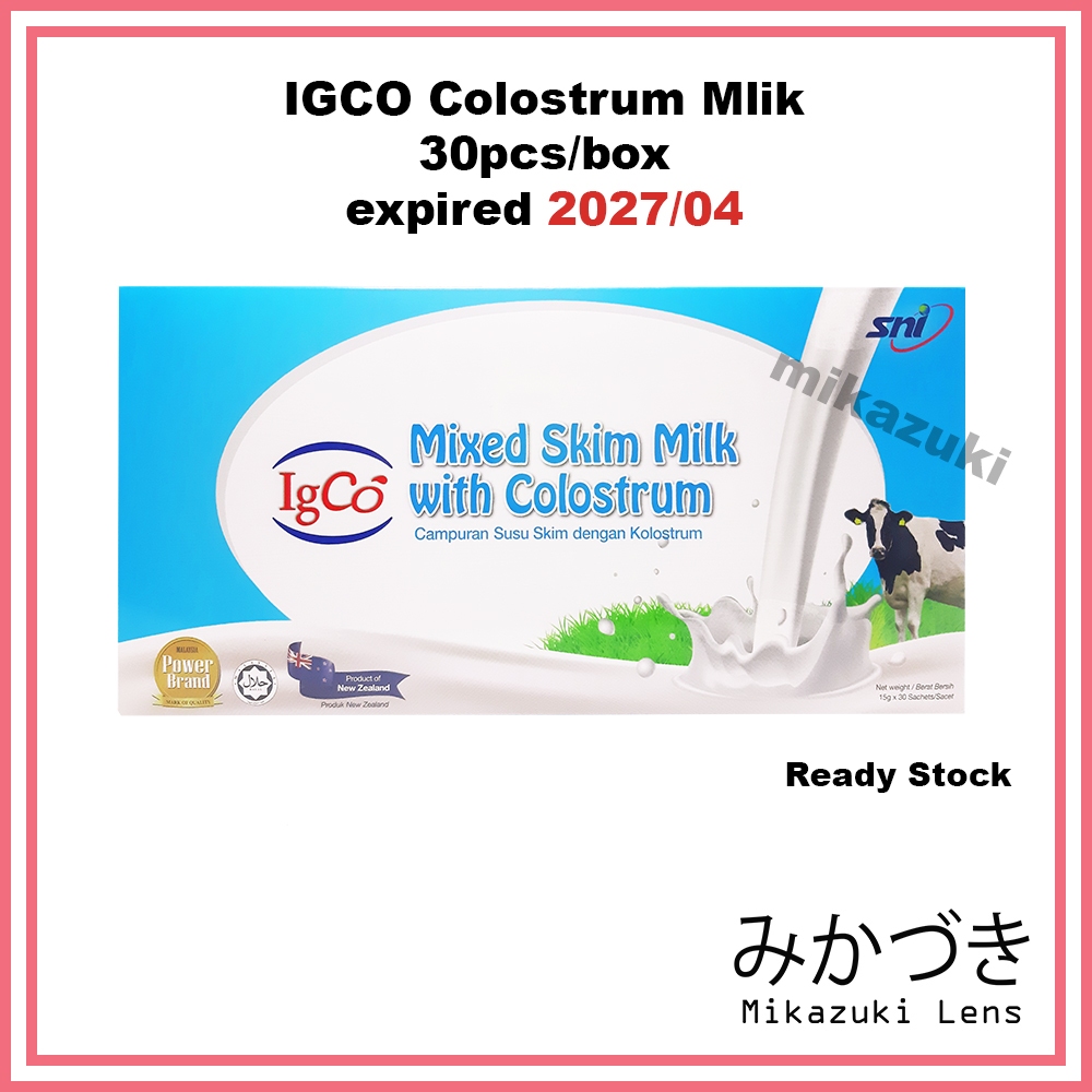 IgCo Natural Colostrum Skim Milk 15g x30pcs Ready stock SNI Product 100 ...