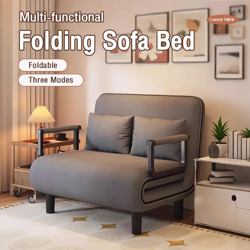 Katil Lipat Lazy Sofa Foldable Sofa Bed Multifunctional Sofa Bed Office ...