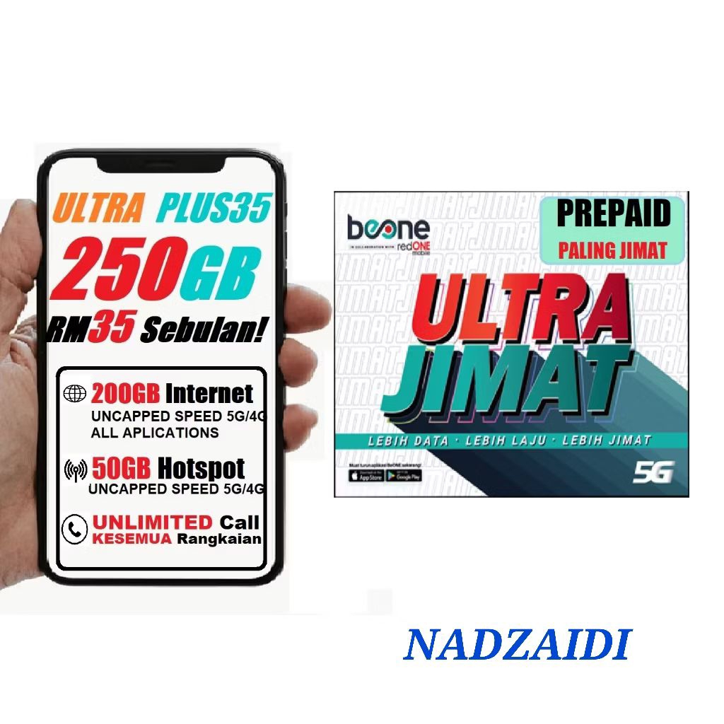 SIMKAD BEONE PREPAID SIM CARD JIMAT MURAH INTERNET LAJU 4G 5G TIADA ...