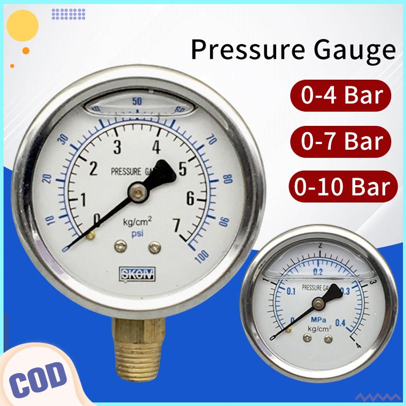 Pressure Gauge/Glycerin Oil Pressure Gauge/General Service Pressure ...