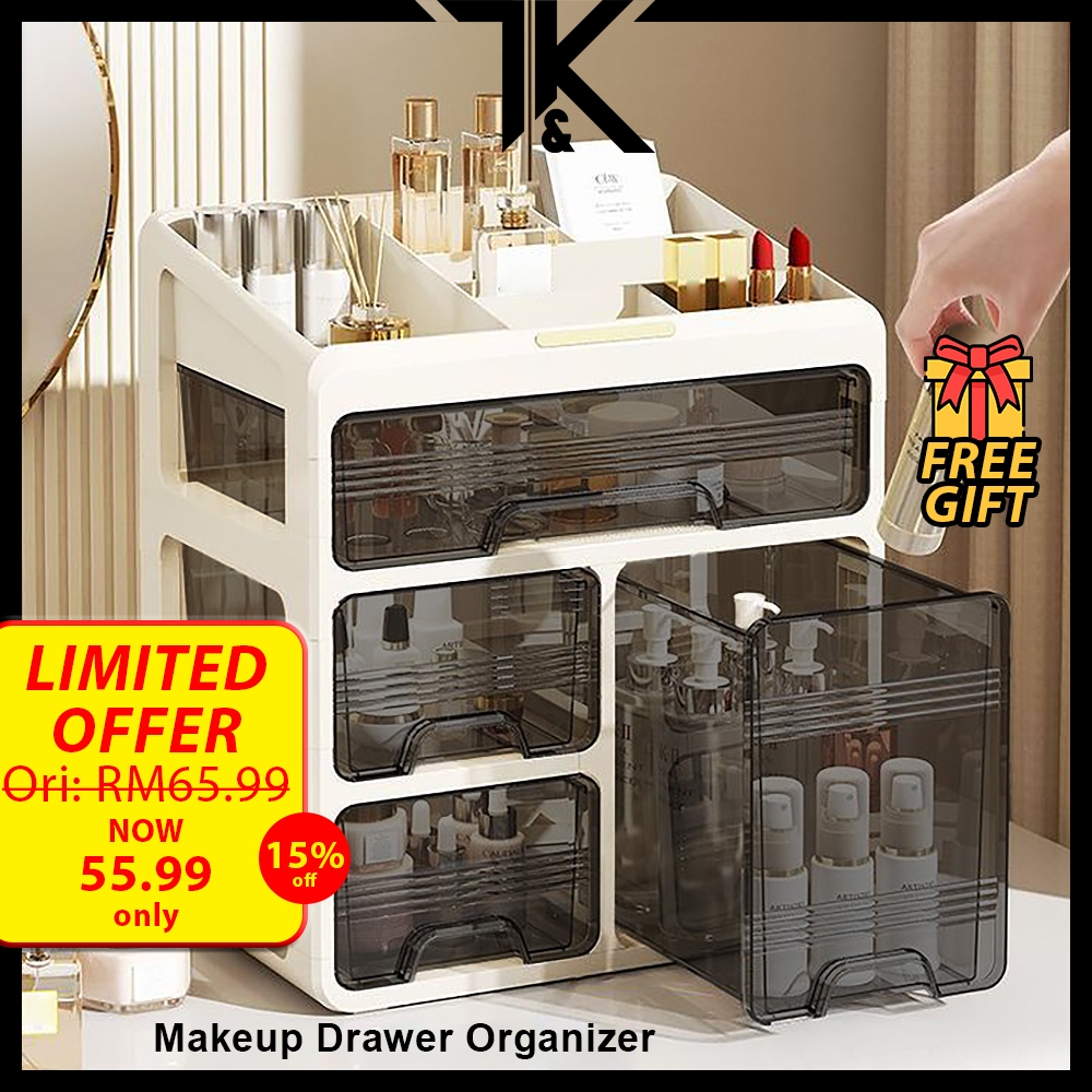 [LOCAL] Makeup Drawer Organizer | Desktop Small Drawer Storage Box ...