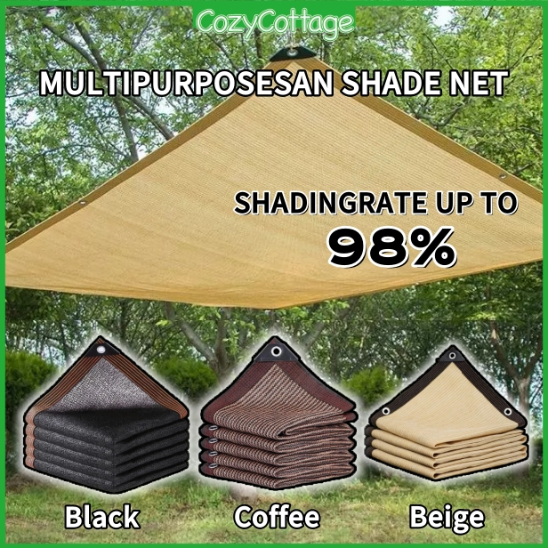 【Local Stock】Sunshade Net Sun Shelter Sunscreen Garden Net Sunblock ...