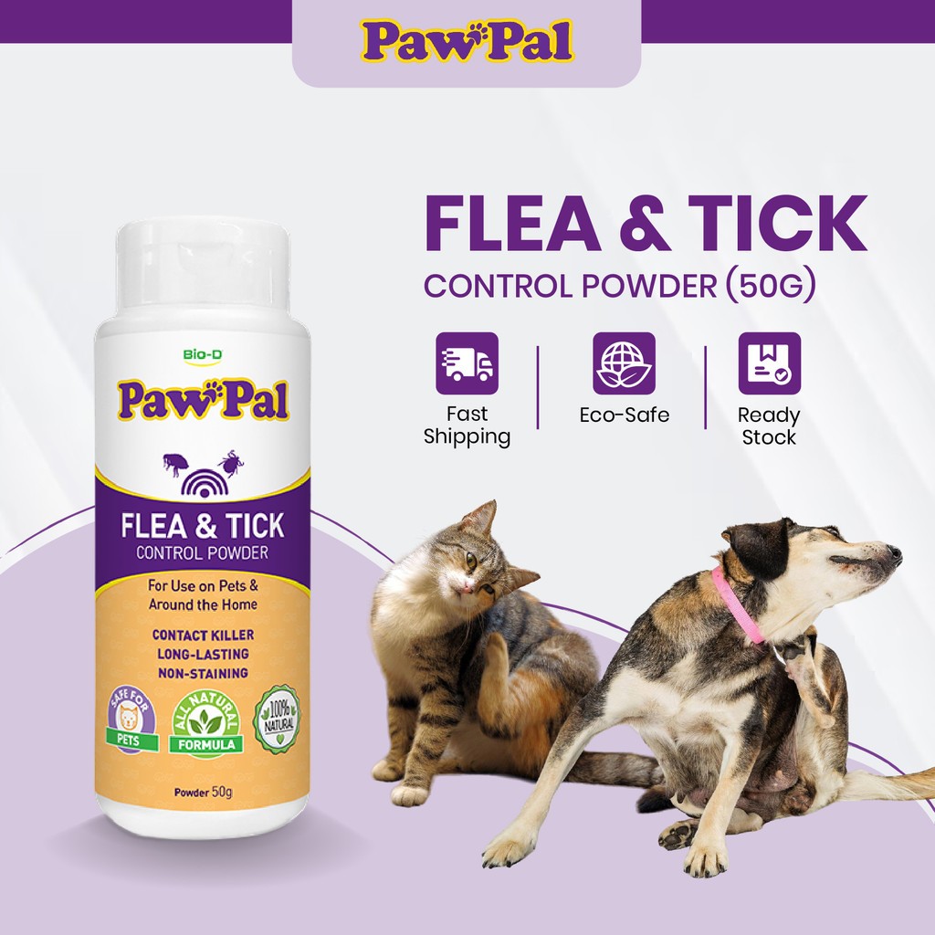Bio-D PawPal Flea and Tick Control Powder (50g) | Shopee Malaysia