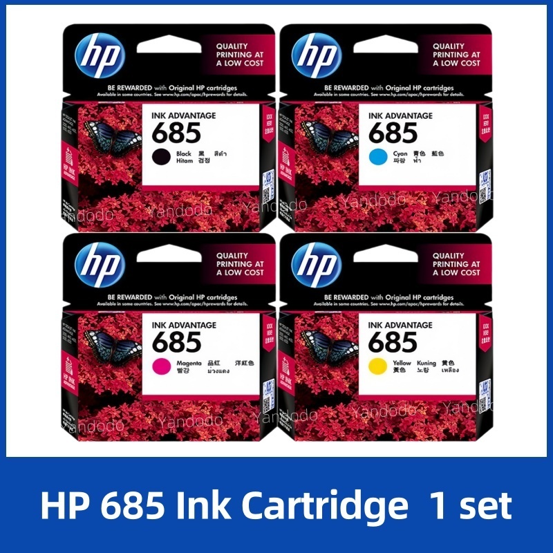 GENUINE HP 685 685XL Original Ink Cartridge HP Deskjet 4615 4625 5525 ...