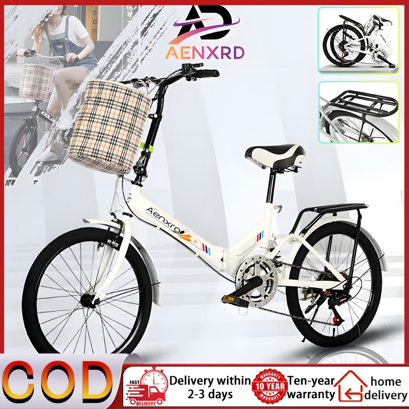 🔥READY STOCK🔥Adult Folding Bike Basikal Lipat Dewasa 20 Inch Bicycle 7-Speed Sport Basikal Murah ...
