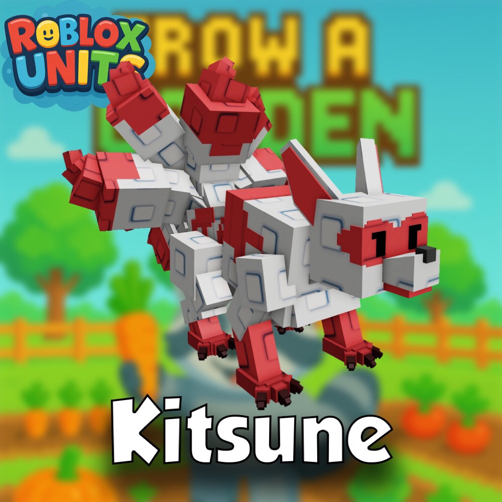 Kitsune - Grow a Garden Roblox | PETS | Cheap & Fast Delivery | Shopee ...