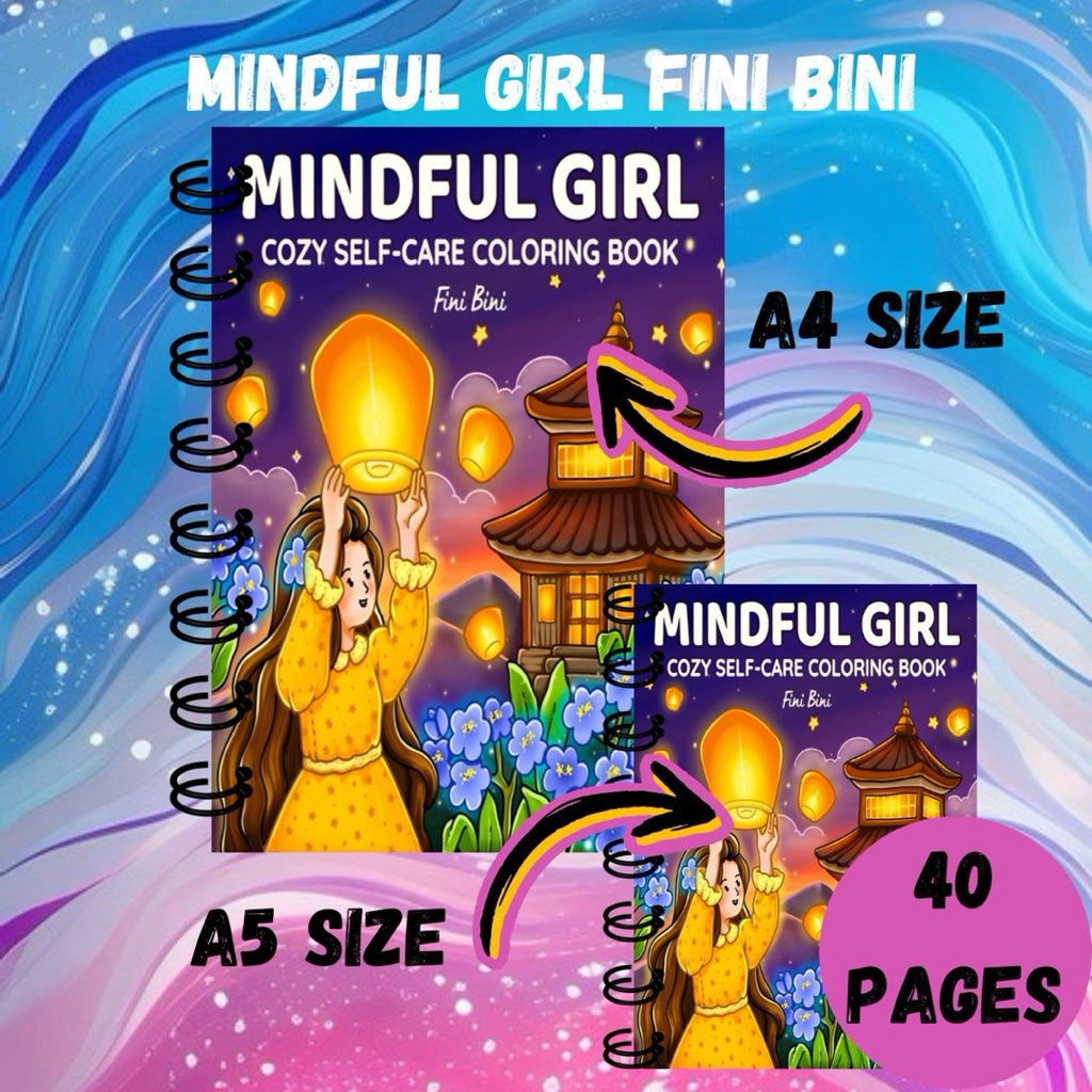 MINDFUL GIRL FINI BINI - Buku Mewarna Untuk Kanak-Kanak, Remaja ...
