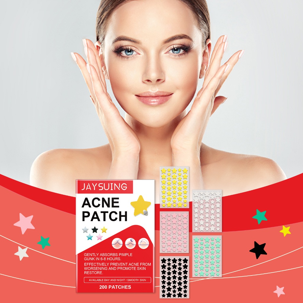 Jaysuing Acne Patches 200pcs Covering Acne And Blackheads Invisible ...