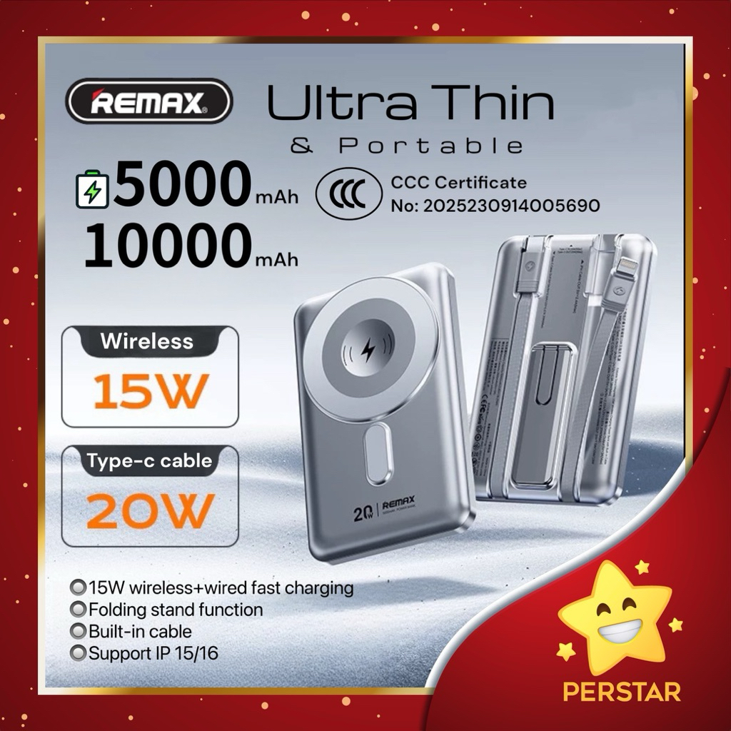 [CCC Certificate] REMAX CX-1 5000mAh CX-2 10000mAh Ultra Thin and ...