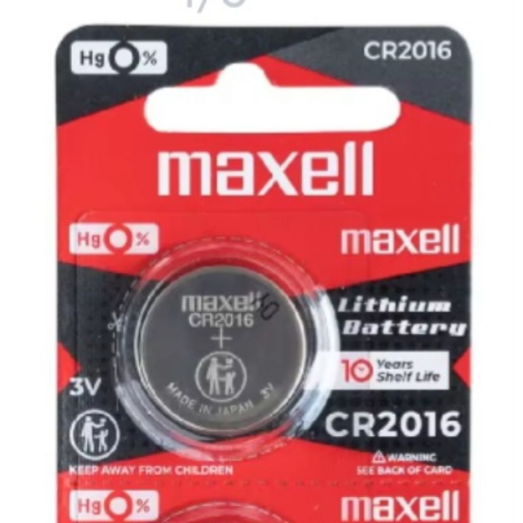 Maxell CR2016 Original Maxell 3V Lithium Battery. | Shopee Malaysia