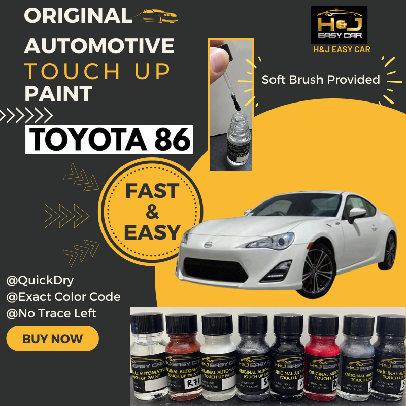 TOYOTA 86 Automotive Original COLOR CODE Touch Up Paint 10ML | Shopee ...