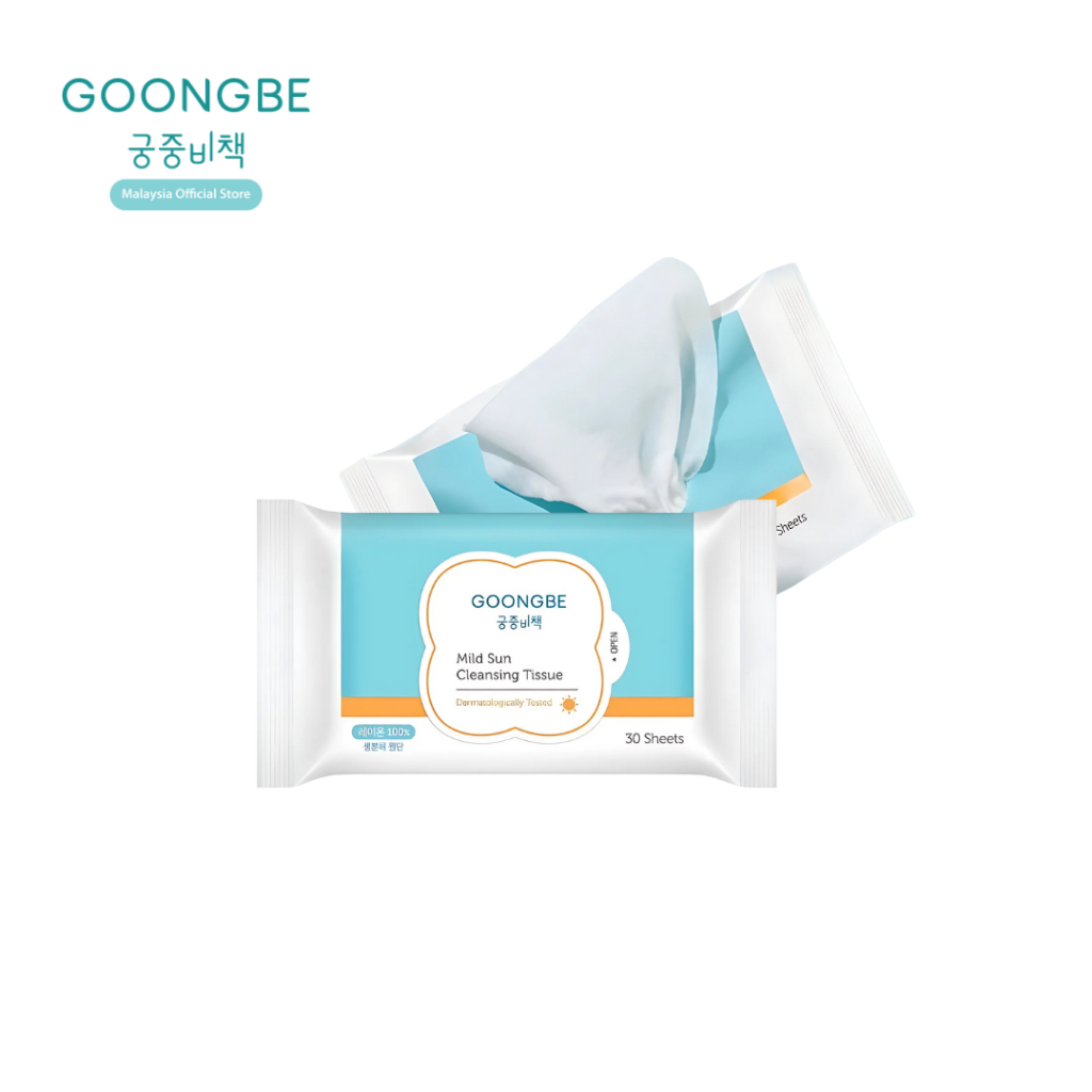 GOONGBE Mild Sun Cleansing Tissue 30 Sheets | Shopee Malaysia