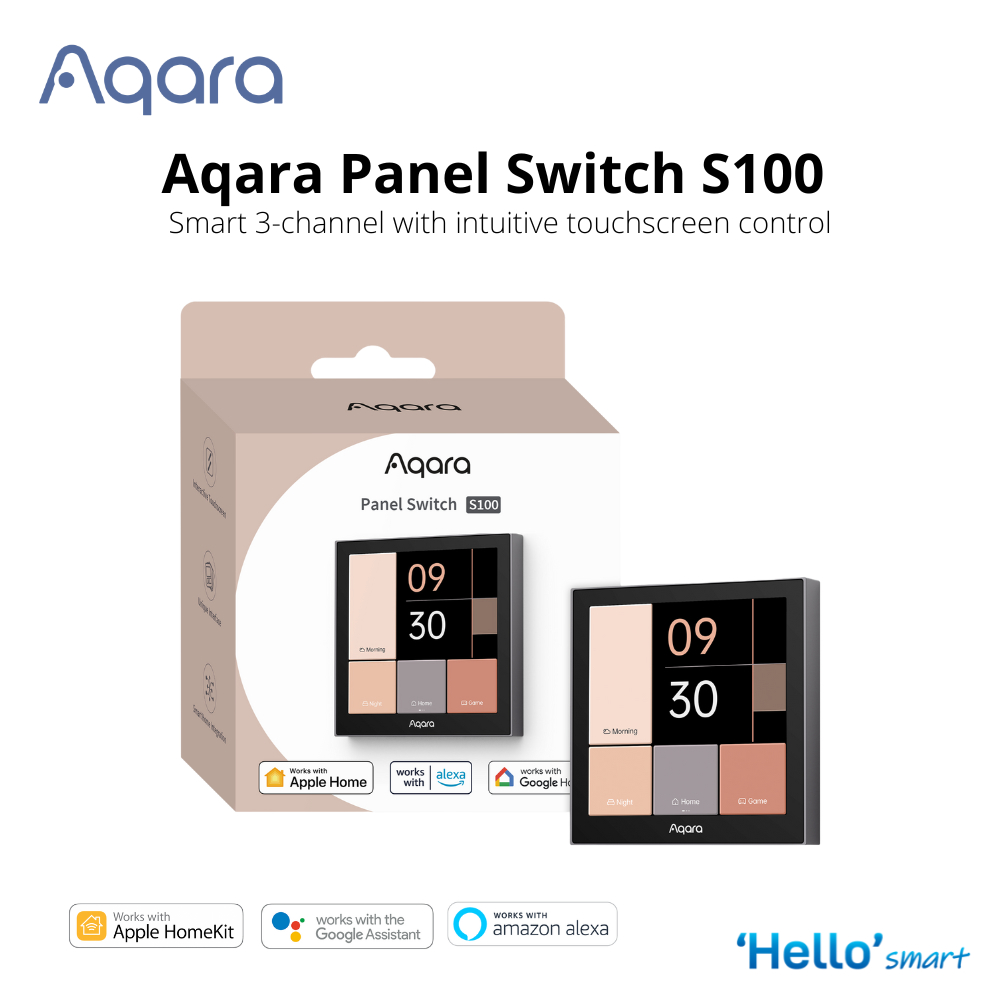 Aqara Smart Button Panel Switch S100 | Shopee Malaysia