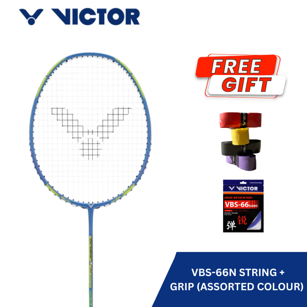 VICTOR Thruster 70 Badminton Racket TK-70 | Shopee Malaysia