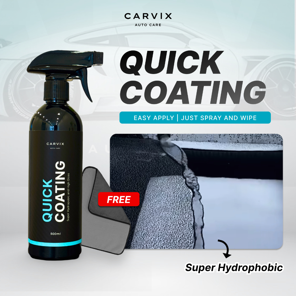 CARVIX | Nano Coating Spray Hydrophobic Quick Coating Ceramic Coating ...