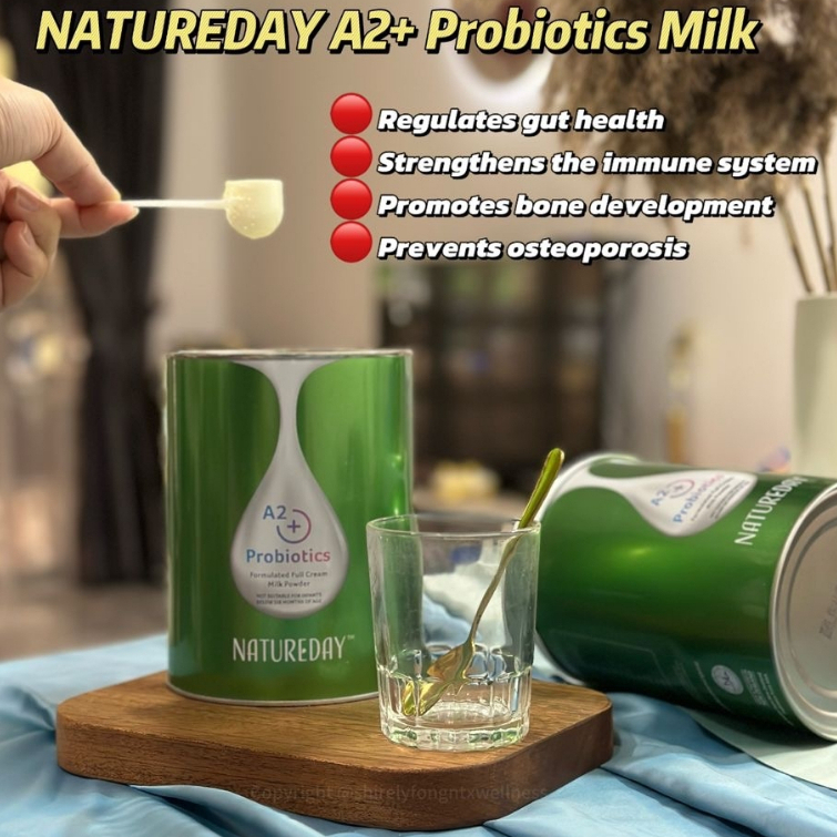 【100% AUTHENTIC】NATUREDAY A2奶粉 | 益生菌｜Probiotics A2 Milk | 呵护肠道 ｜助于消化 ...