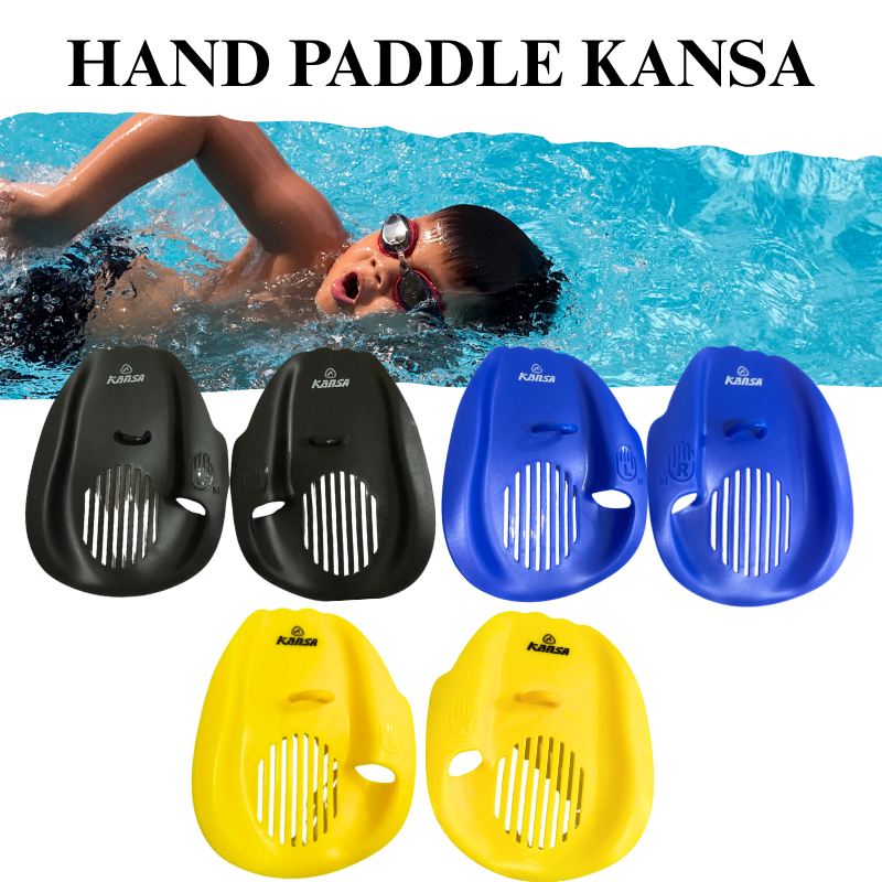 Kansa Swimming Hand Paddle Swim Fin Training Adult Men Women Kids /Alat ...