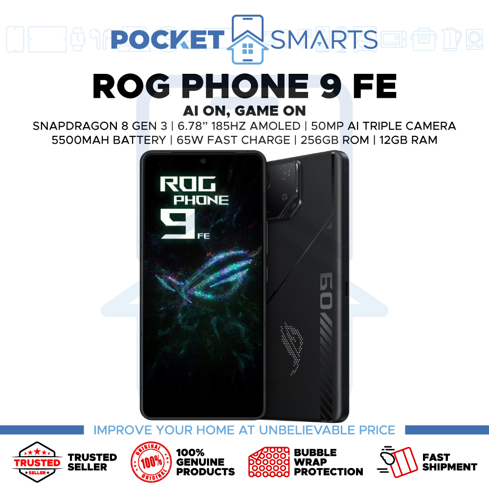 [MY Set] Asus ROG Phone 9 FE | Asus ROG Phone 9 Fan Edition (256GB ROM ...