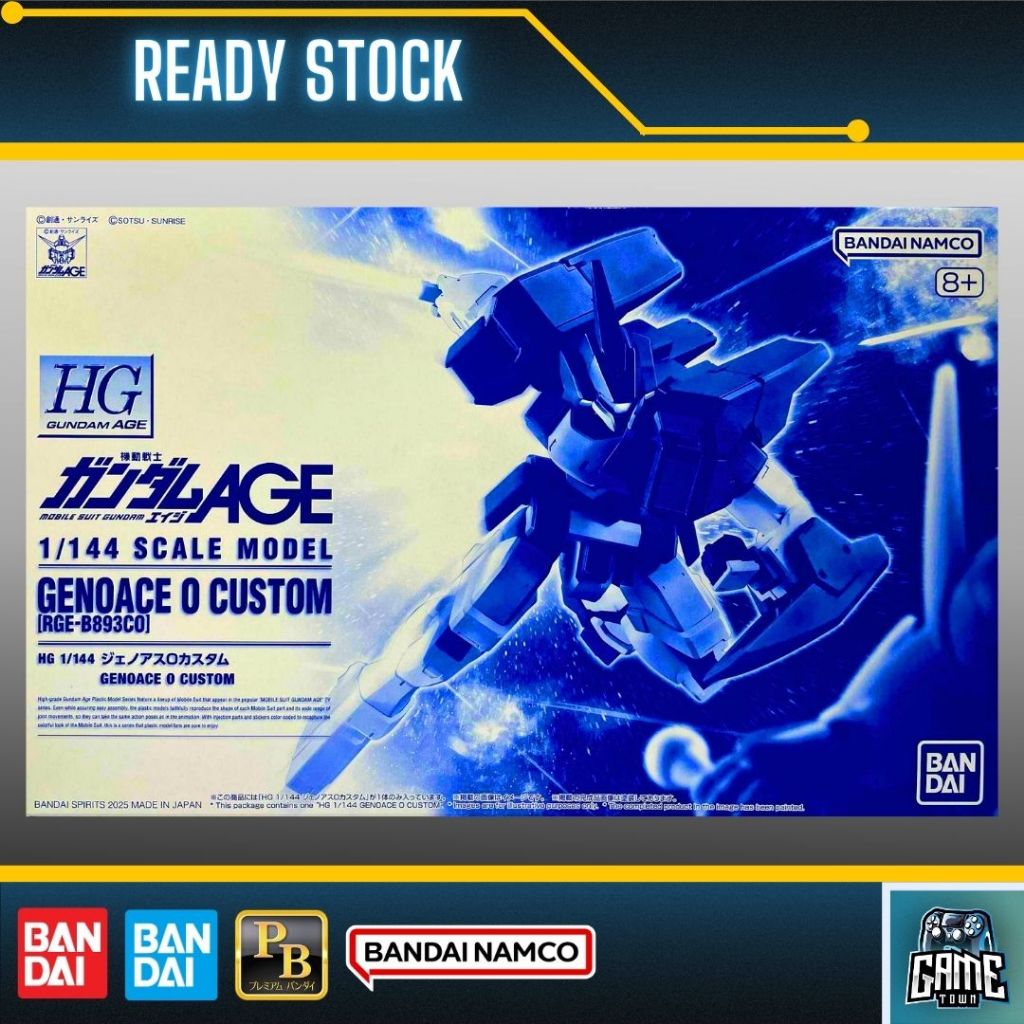 Premium Bandai HG AGE 1/144 RGE-B893CD Genoace O Custom | Shopee Malaysia