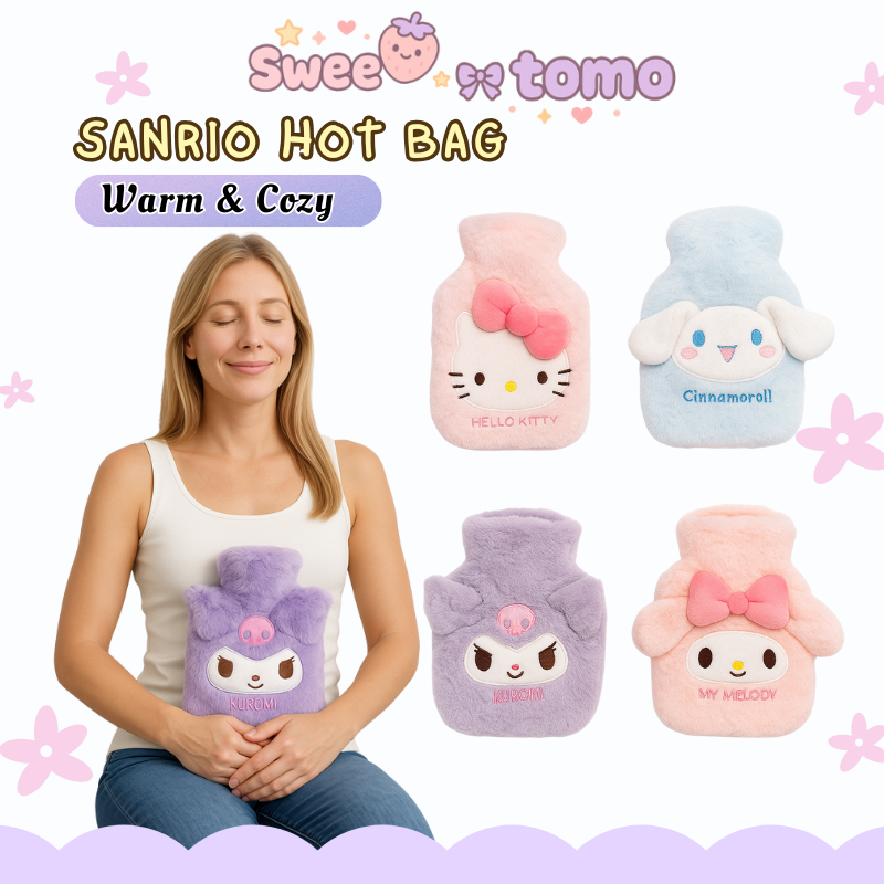 Sweetomo Hello Kitty Plush Hot Water Bag Hot Pillow Warm Water Bag Hot ...
