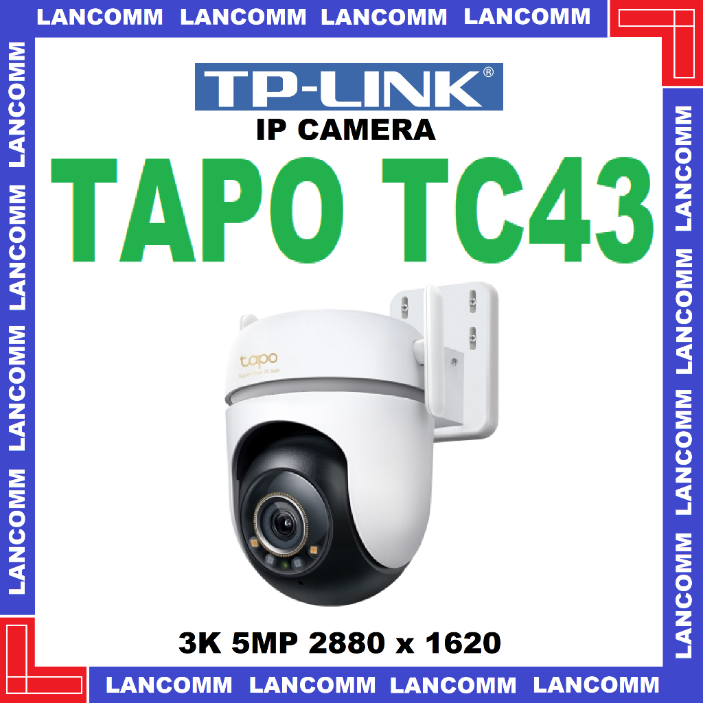 TP-LINK TAPO TC43 Outdoor Pan/Tilt Security Wi-Fi Camera | Shopee Malaysia