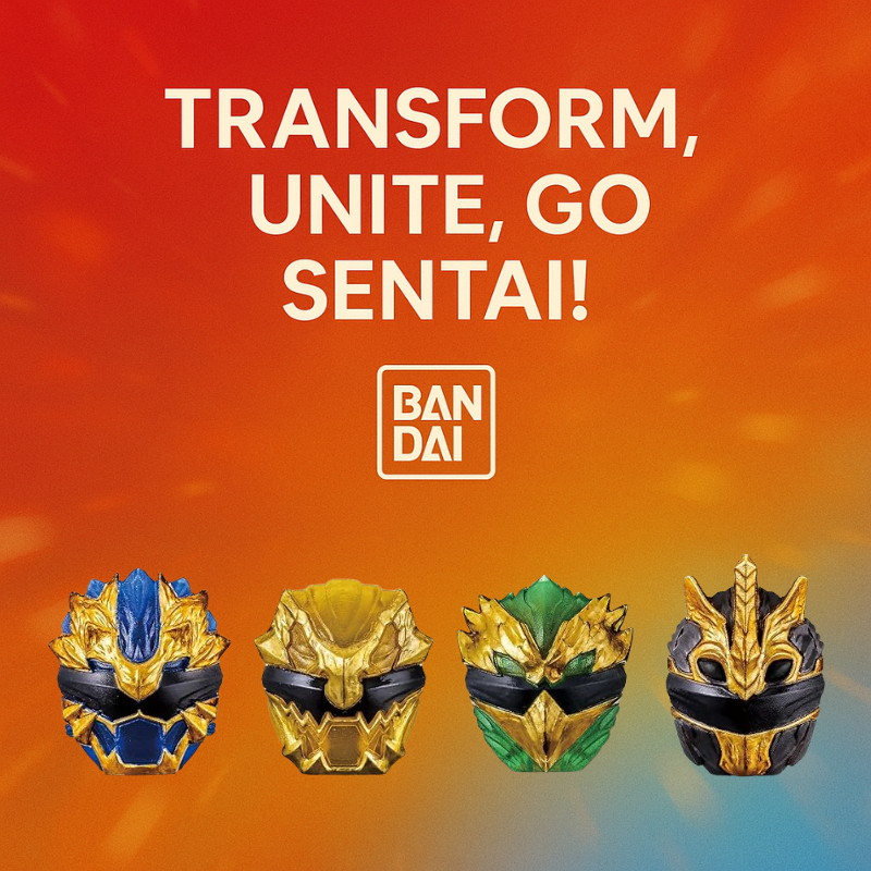 Bandai Gojuu Sentai DX Ring Set – Super Sentai No.1 Hero Toy Collection ...