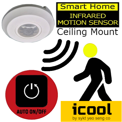 NIPPON II Ceiling Mounted Infrared Motion Sensor PIR Sensor Adjustable ...
