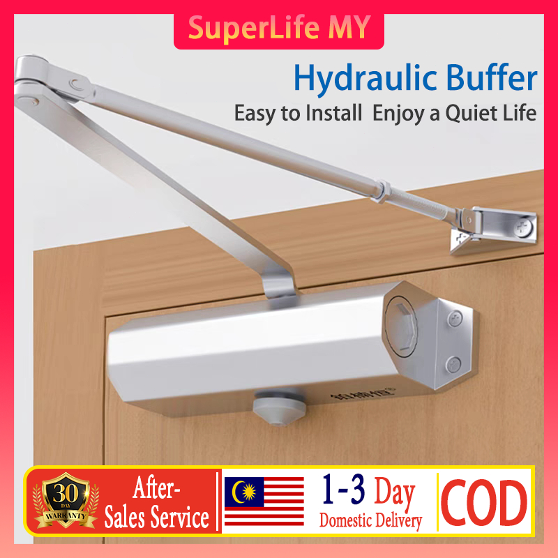 Upgrade Model: Automatic Door Closer with Hold-Open | 30-150kg Capacity ...