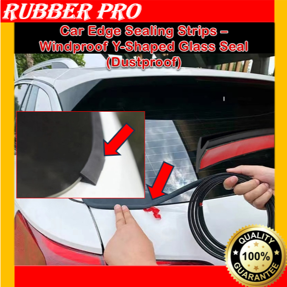 Car Seals Edge Sealing Strips Windproof Glass Y-shaped Glass Seal ...