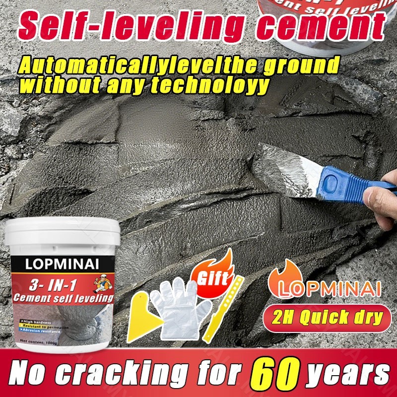 self leveling cement Quick drying cement For home use waterproof wear ...
