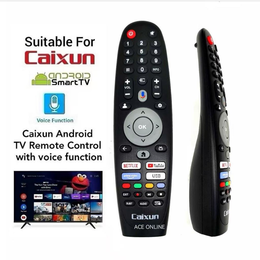 Caixun Android TV Remote Control with voice function Suitable For LE ...