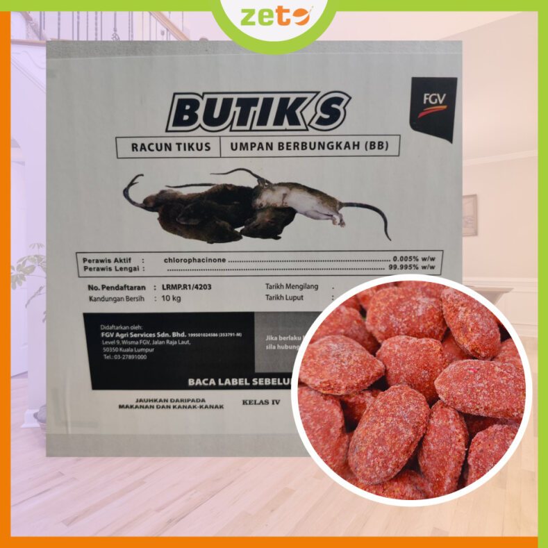 Racun Tikus Rodenticide Umpan Tikus Berkesan | Pest Control Expert ...