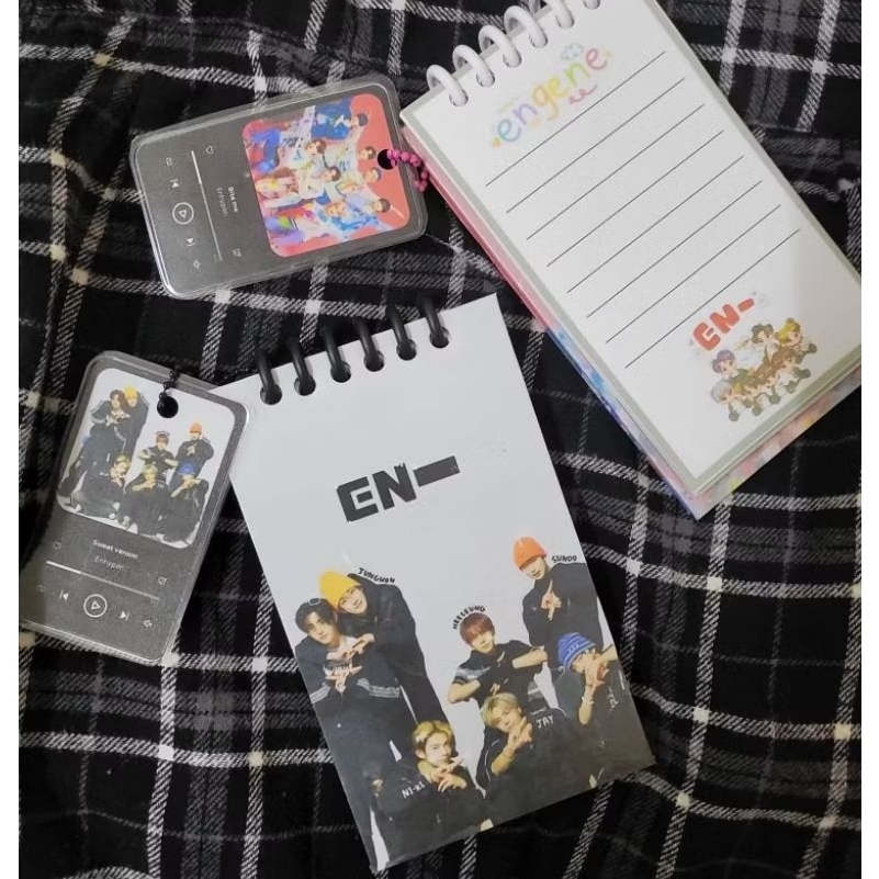 ENHYPEN CUSTOMIZE NOTEBOOK KPOP IDOL HARD COVER SELF REFILL PAPER ...