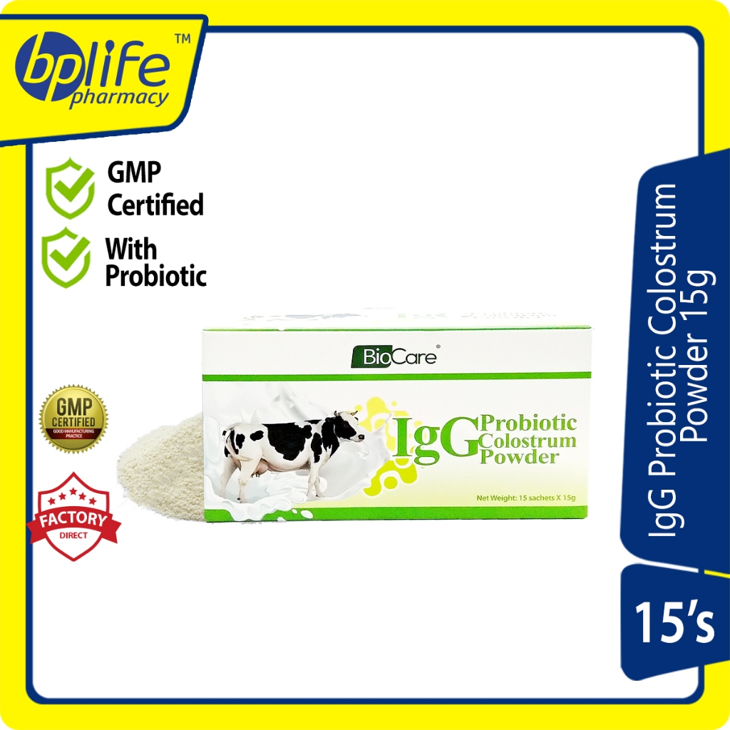 Biocare IGG Probiotic Colostrum Powder 15g x 15's | Shopee Malaysia