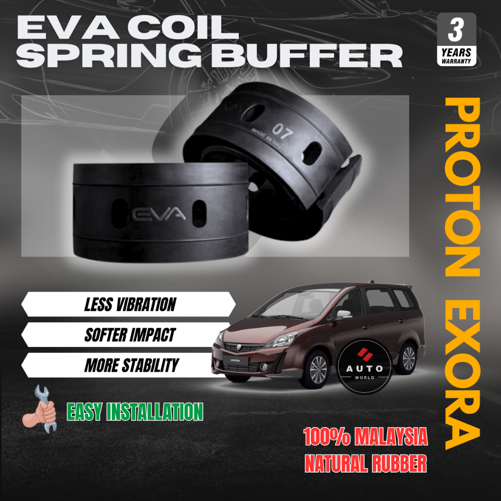 EVA Coil Spring Buffer PROTON EXORA Cushion Buffer Spring Rubber ...