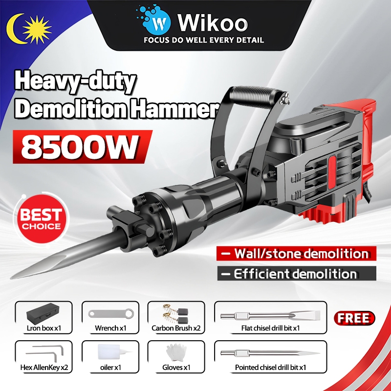 Hammer Concrete Breaker Heavy Duty Rotary 8500W Electric Pick Drill ...