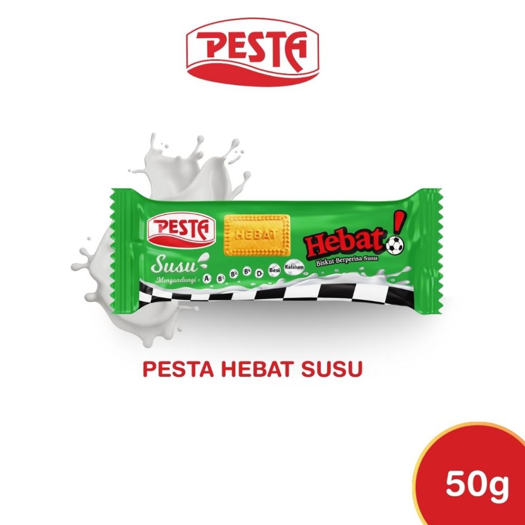 PESTA Biskut Hebat Susu (50g) | Shopee Malaysia